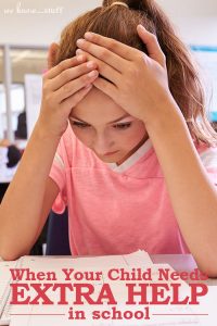 My Child Needs Extra Help In School. Now What? - we know stuff