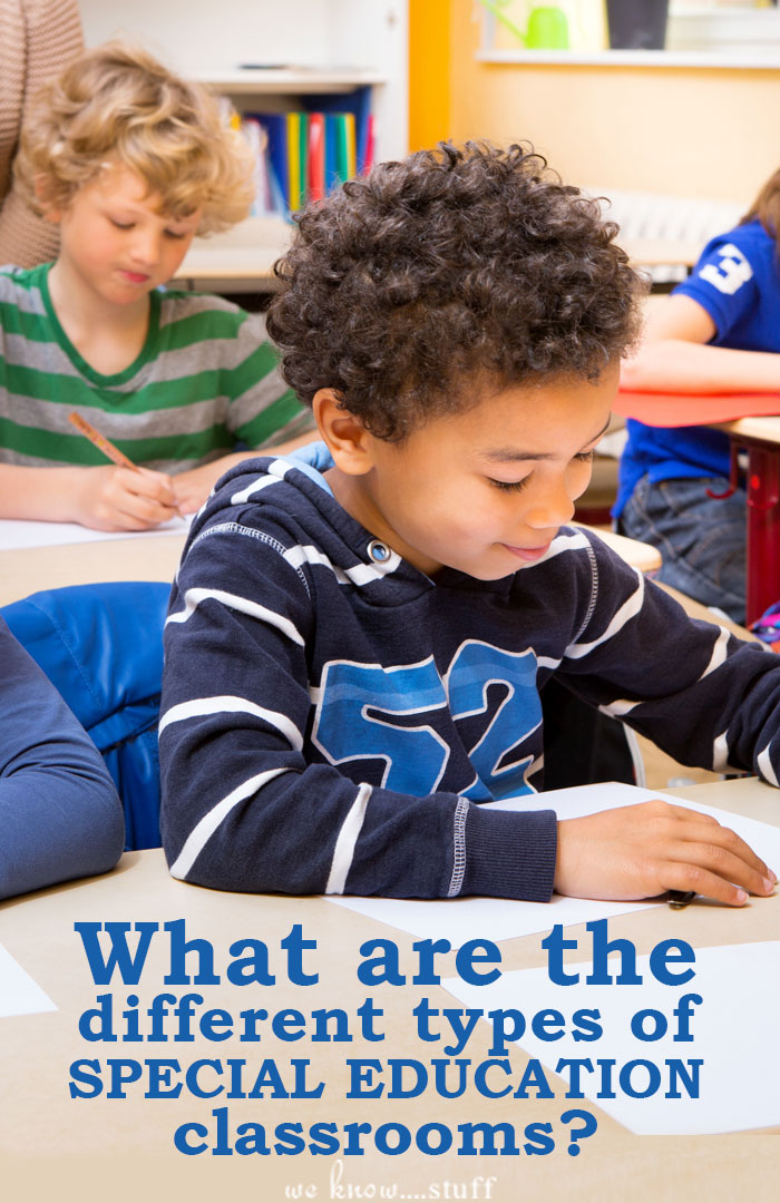 What are the different types of Special Education classrooms? - we know ...