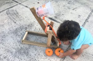 STEM Learning: DIY Pumpkin Catapult for Kids (& Grown Ups Too)